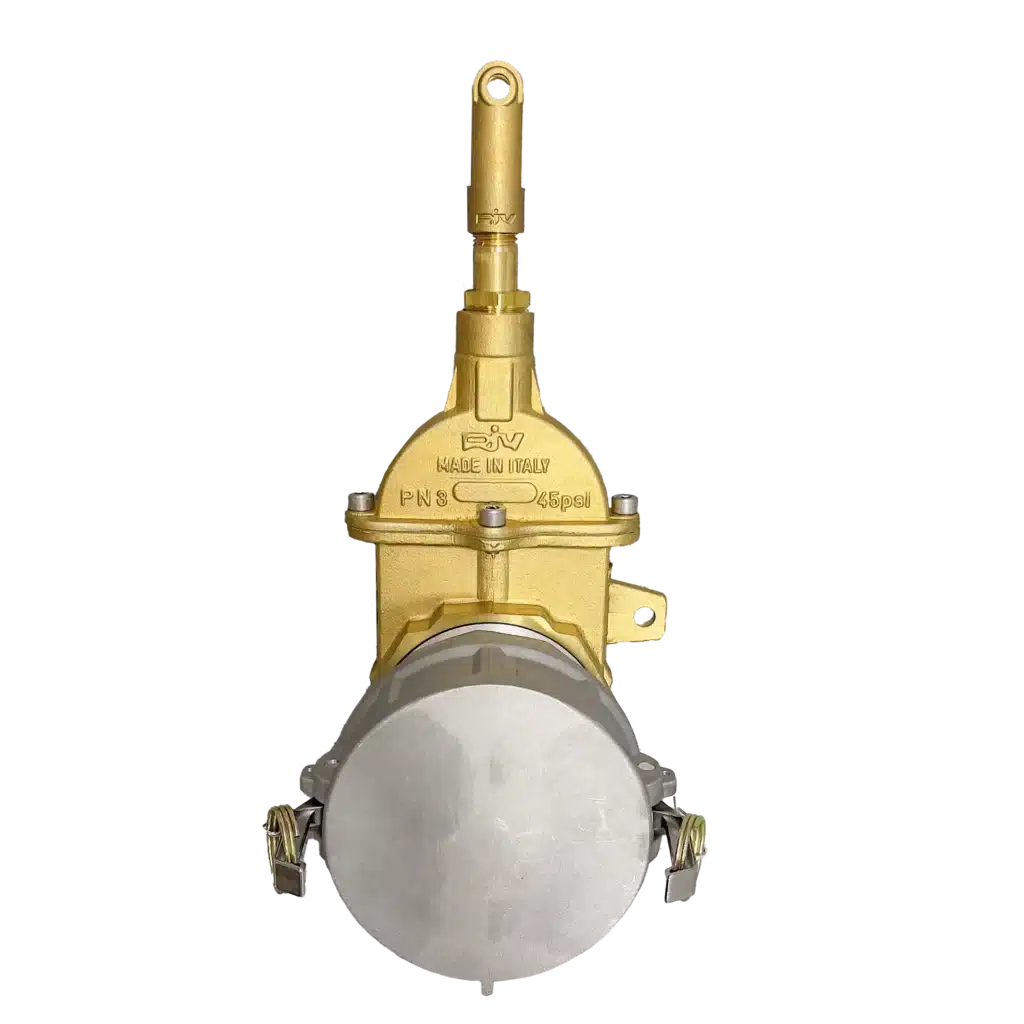 RIV Brass Piston Valve Combo-NPT x NPT for Vacuum Trucks